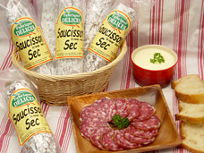 Saucisson Sec Dry French Salami, One 11 oz salami